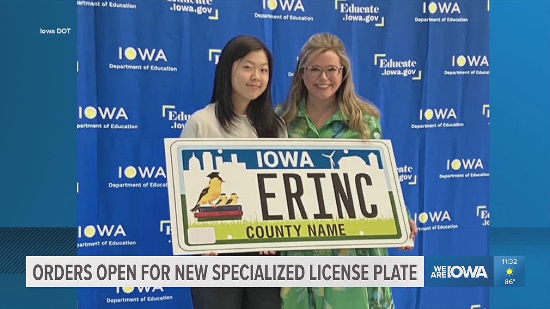Orders for education license plates open