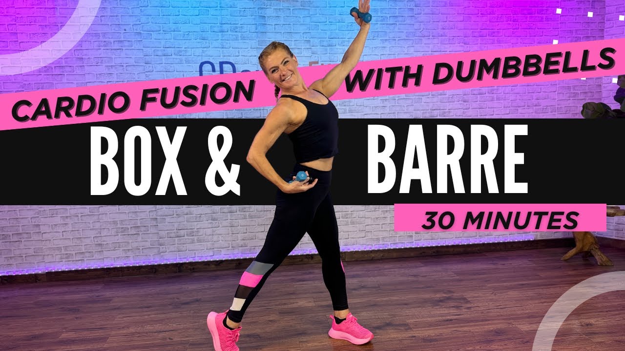 30-Min Cardio Kickboxing & Barre Fusion Workout | Get Energized! 💪🔥