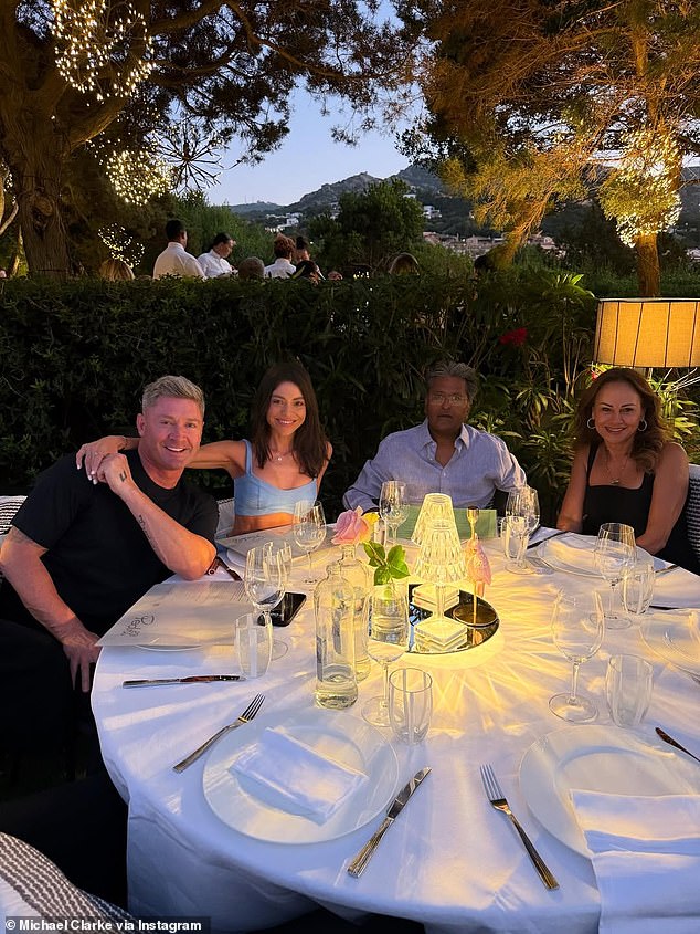 Michael Clarke proves he's still a heavy hitter in the cricket world ...