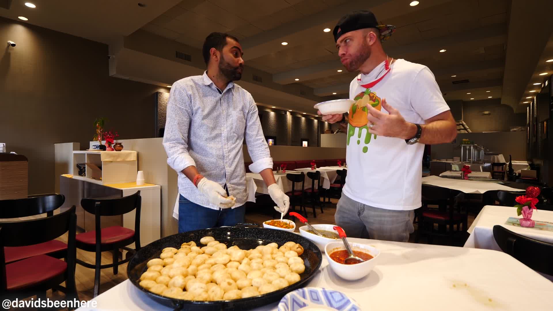 The ULTIMATE PANI PURI CHALLENGE!! Indian Street Food in Miami, Florida