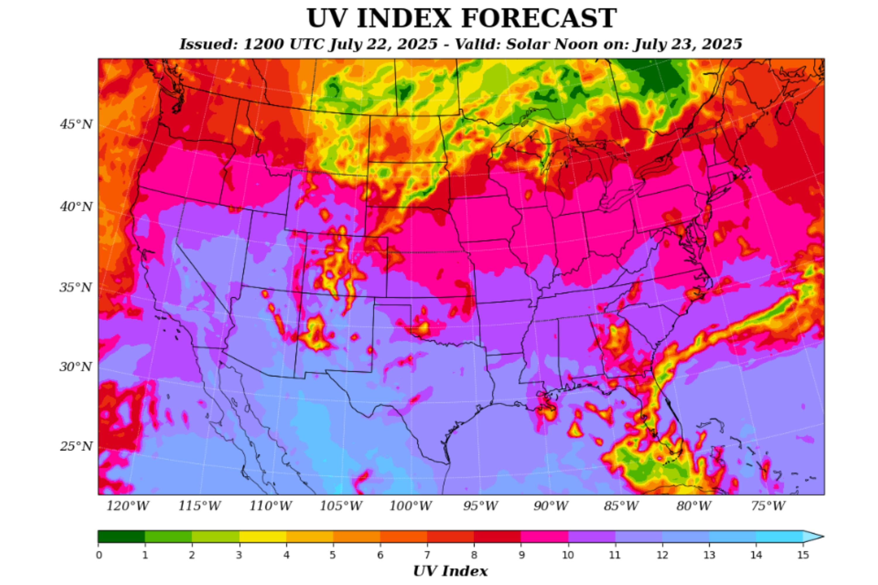 Americans urged to seek shade in 14 states
