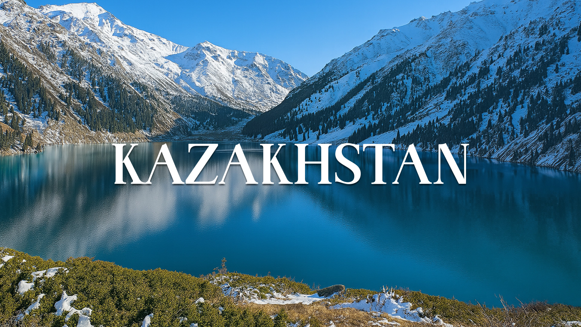 Kazakhstan places from city to countryside 4K