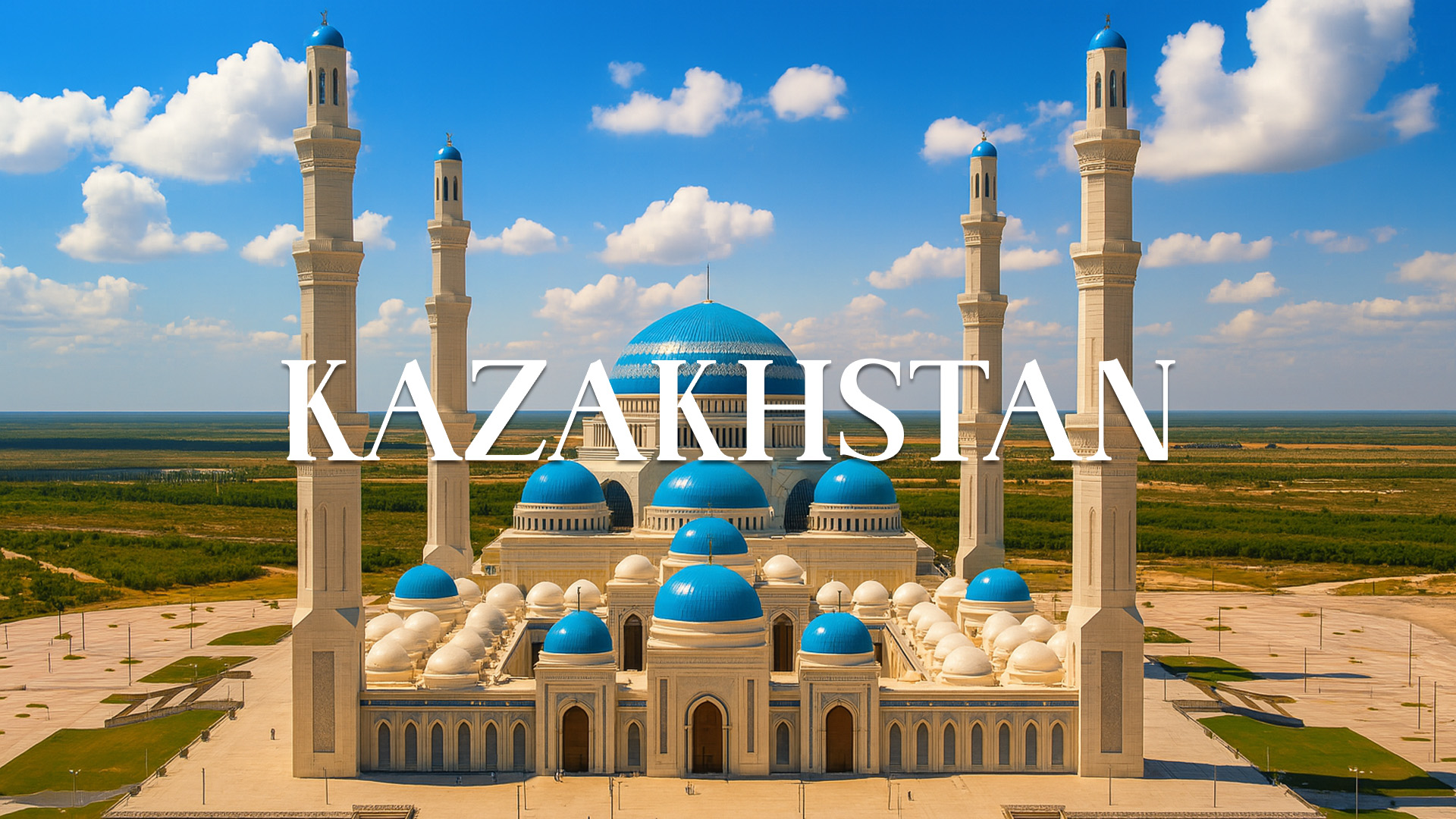 City Life and Nature in Kazakhstan 4K