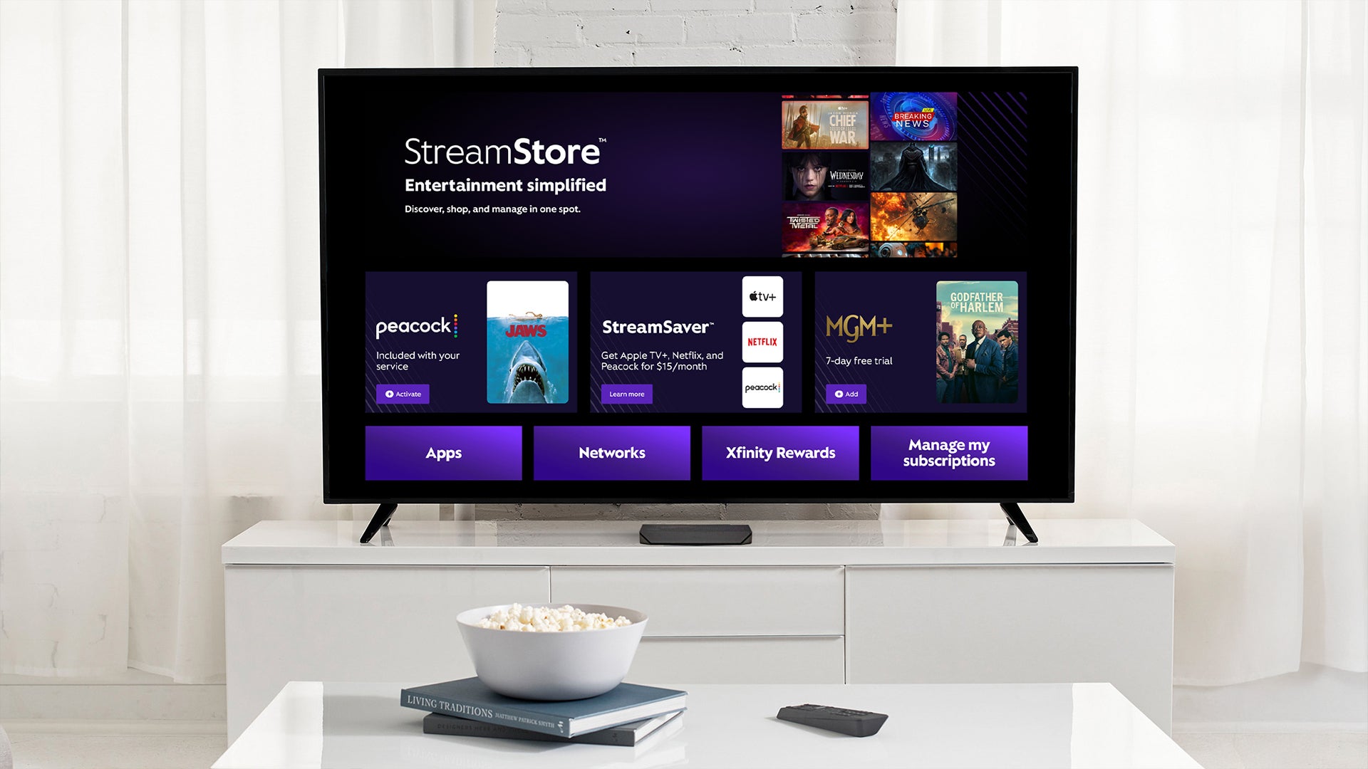 Xfinity launches StreamStore aggregation platform
