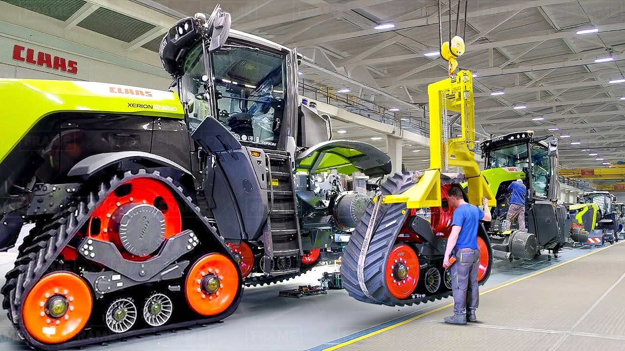 Inside Billion $ German Factory Producing Powerful Tractors - CLAAS ...