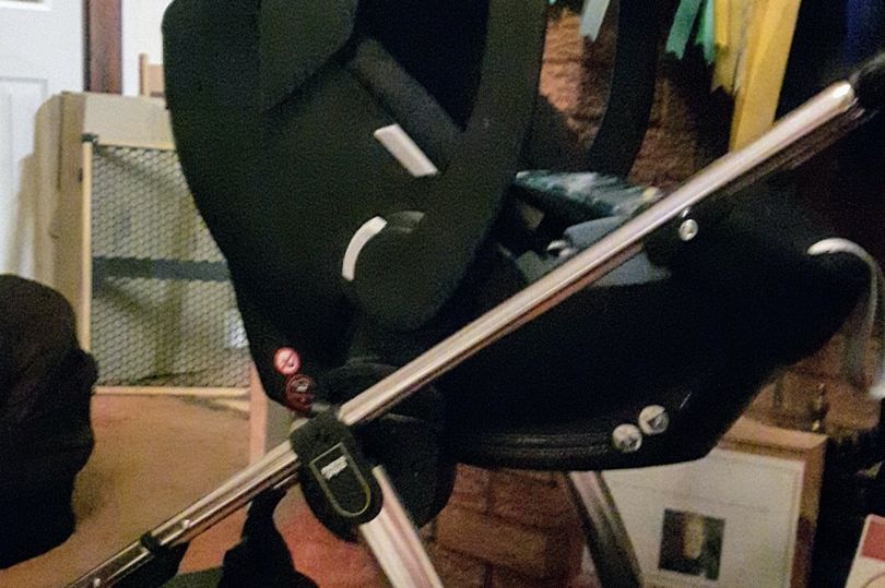Mum distressed after sentimental pram 'stolen' in car boot malfunction ...