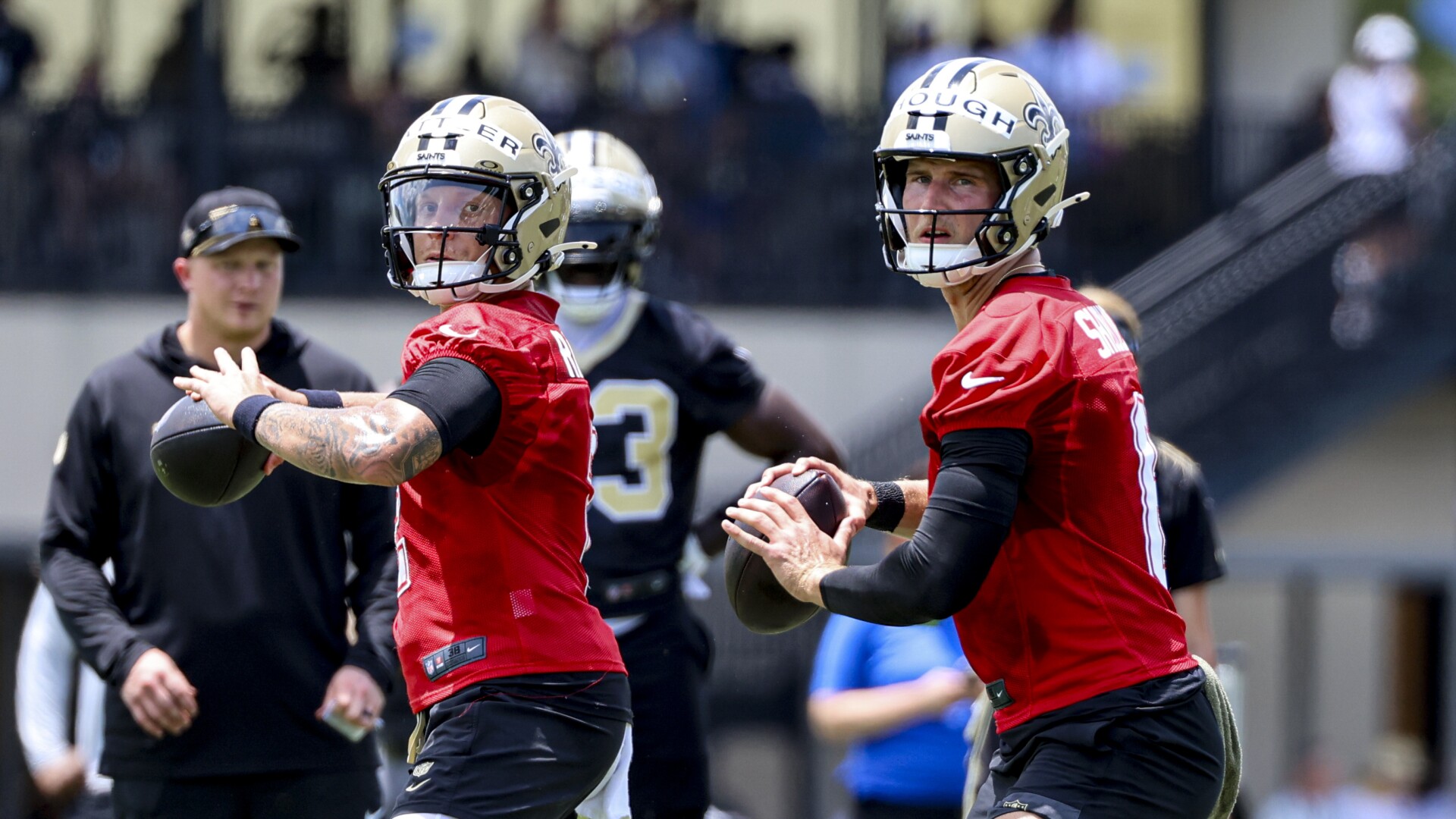 Spencer Rattler took Wednesday's first-team reps, Tyler Shough up on ...