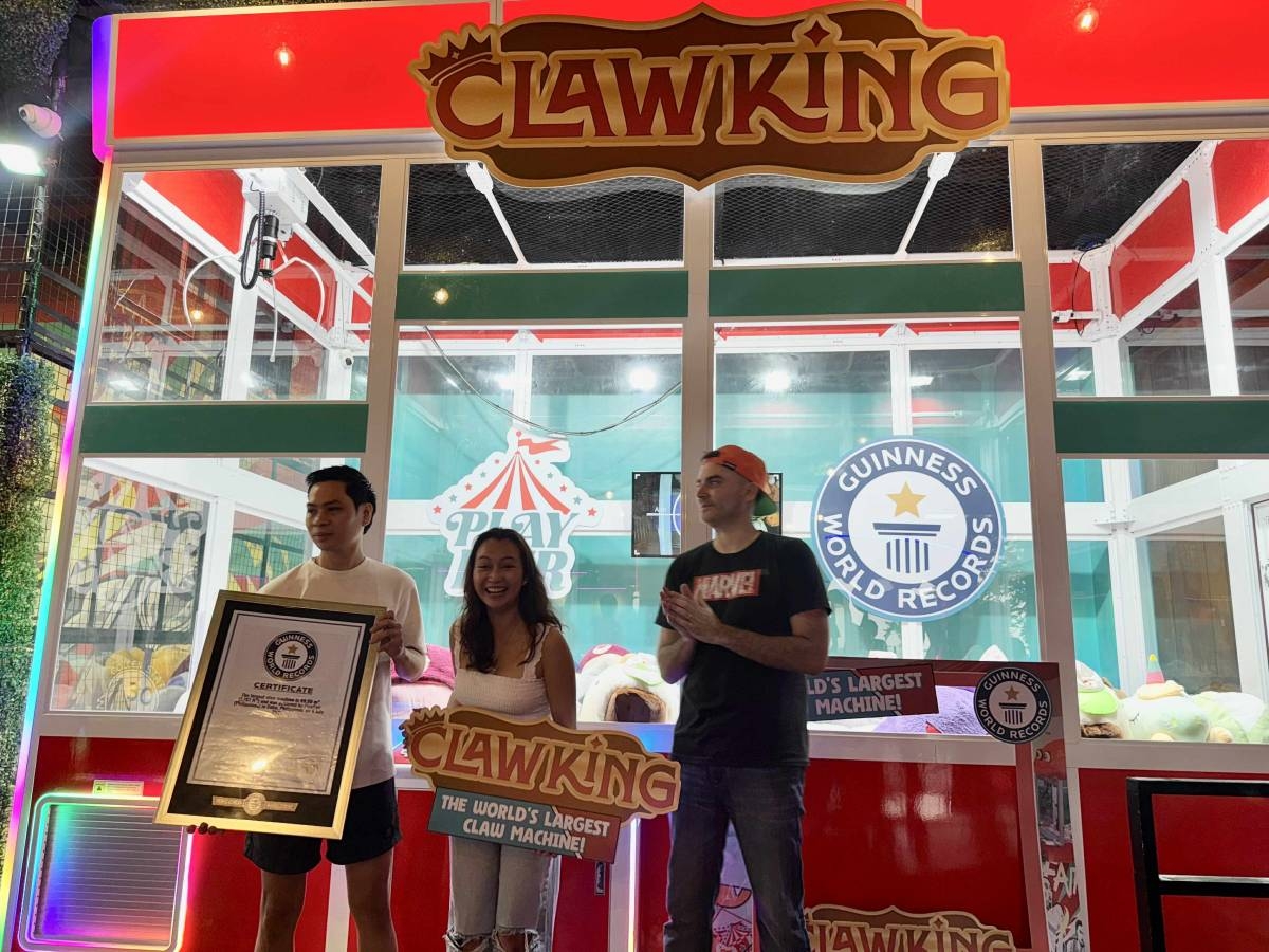 Cebu’s claw machine entered in Guinness