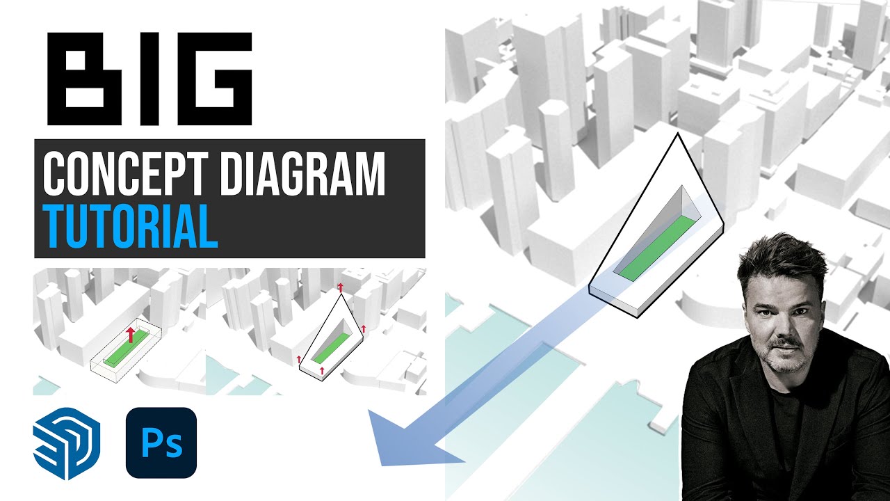 How to Create a Concept Diagram Like BIG Architects (Quick & Easy)