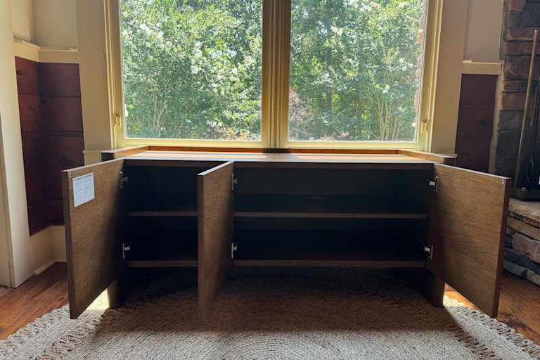 The Small-Space Media Console That Doesn't Disappoint on Storage or Design