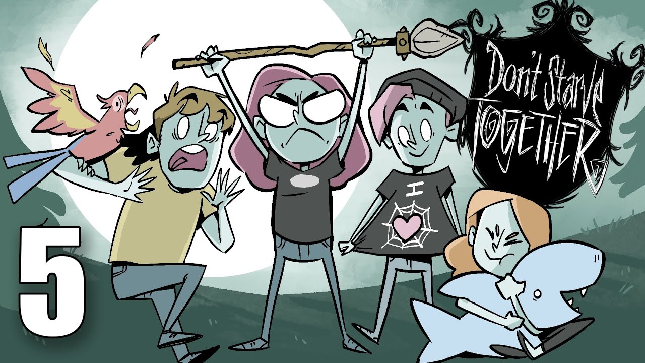 Ash Gets Chased by Squids in Don’t Starve Together Episode #5