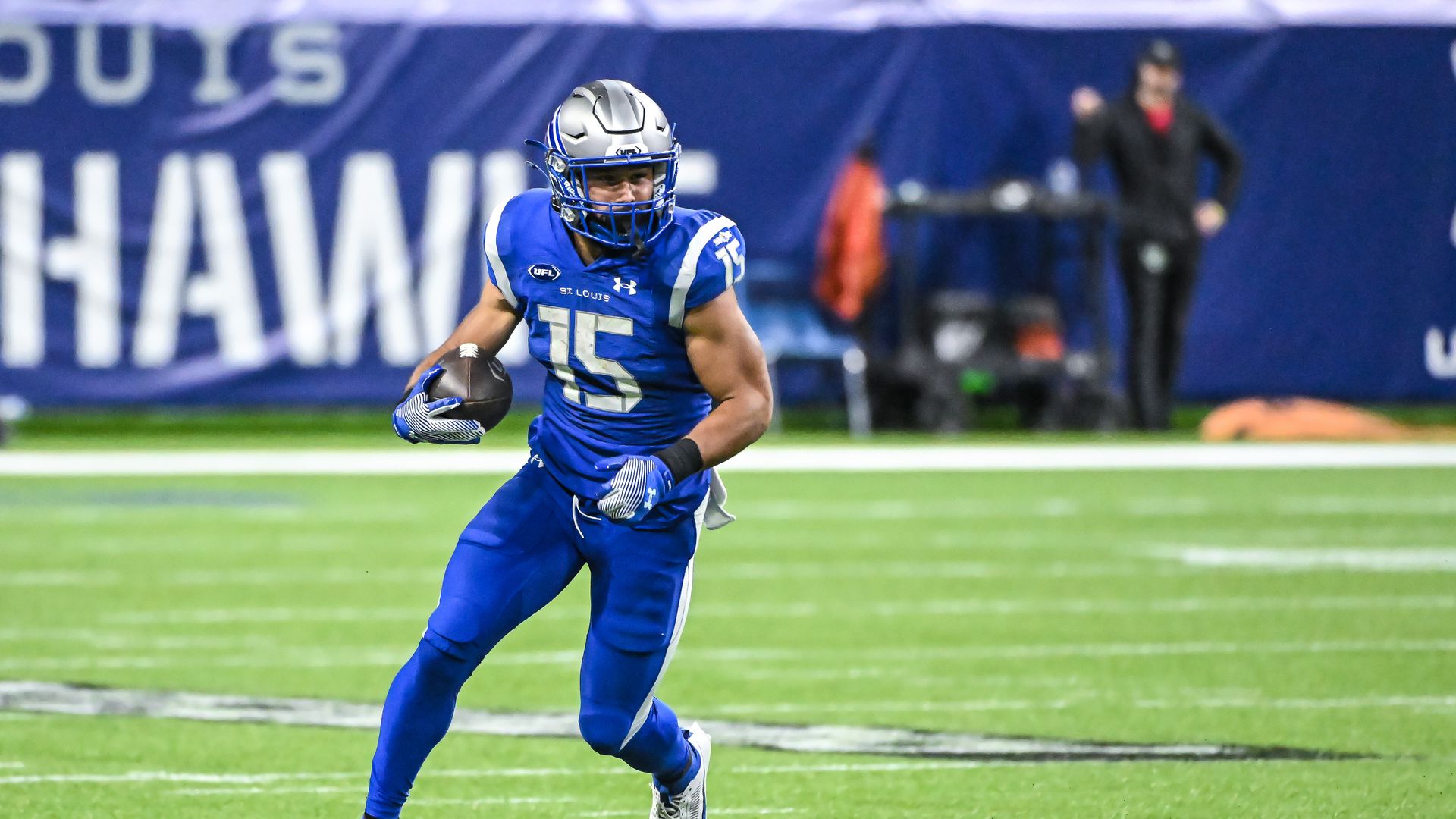 Battlehawks RB coach RAVES about new Lions RB Jacob Saylors