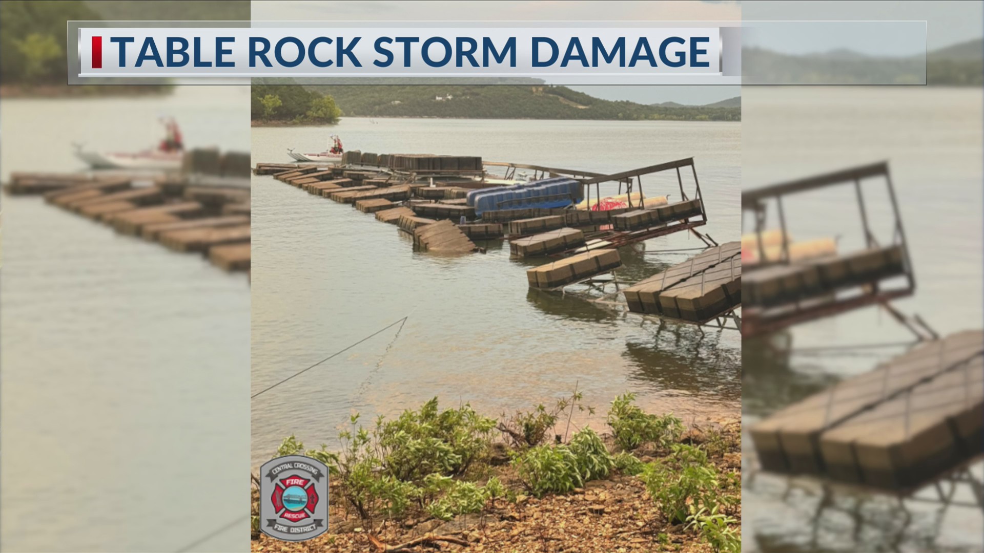 Thunderstorms damage boats, docks, more at Table Rock Lake