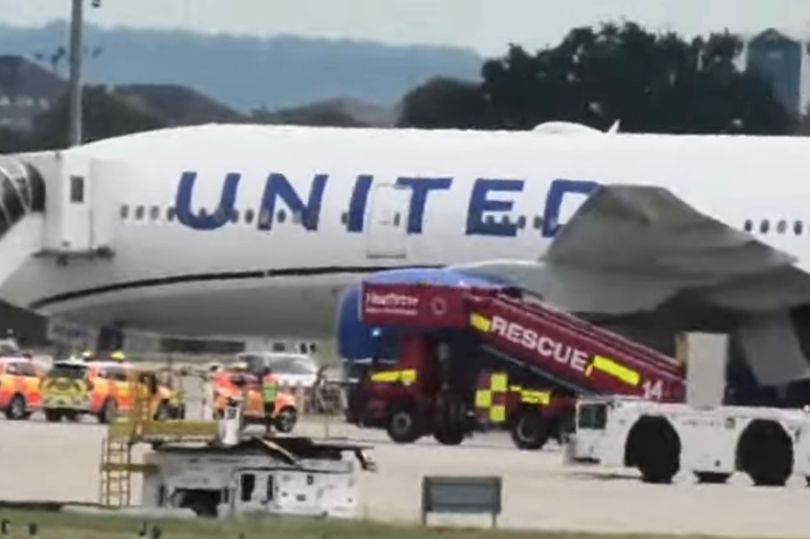Heathrow Airport swarmed by police and fire engines as plane makes ...