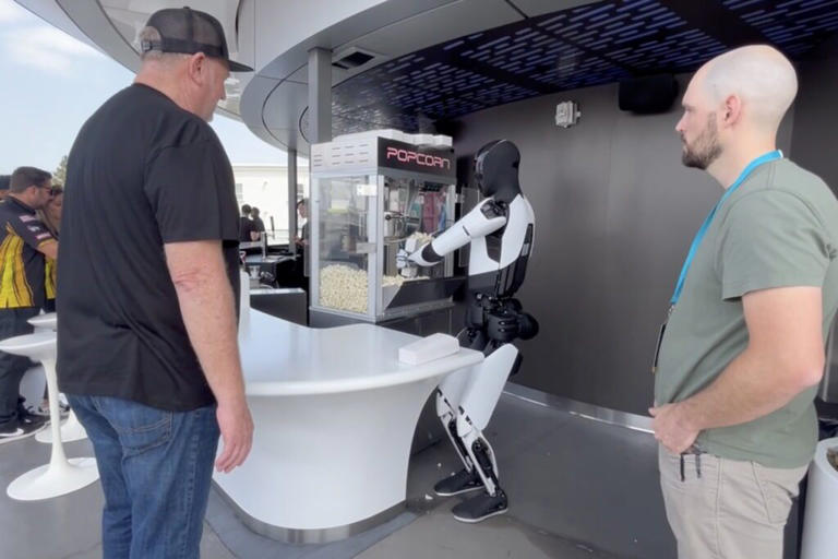 Inside Elon Musk’s Tesla diner – review of robot servers and Cybertruck ...