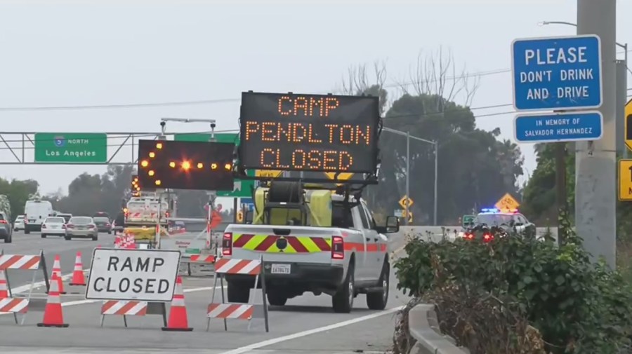 Suspicious package prompts temporary gate closure at Camp Pendleton