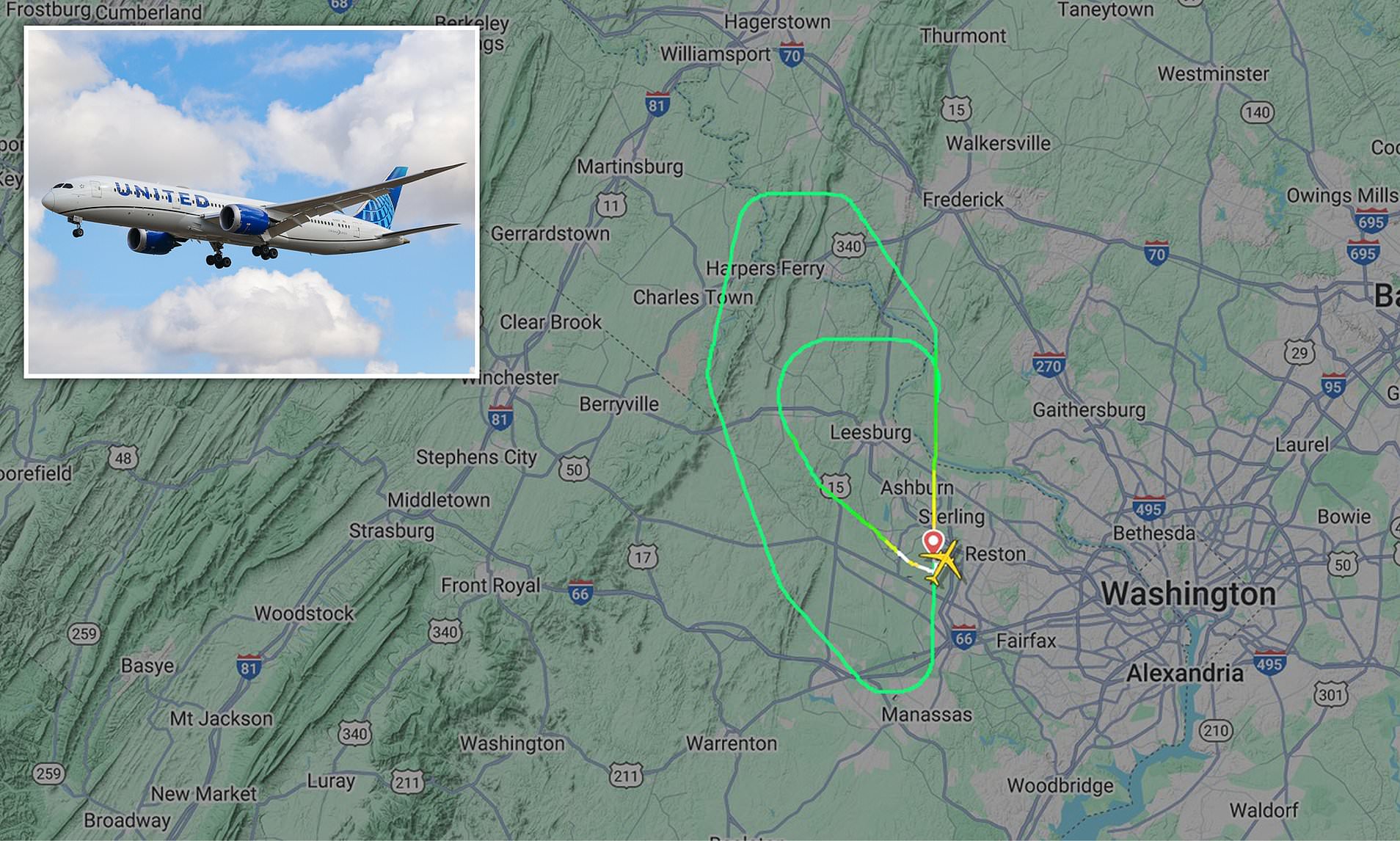 United Boeing 787 Dreamliner forced to land minutes after taking due to ...