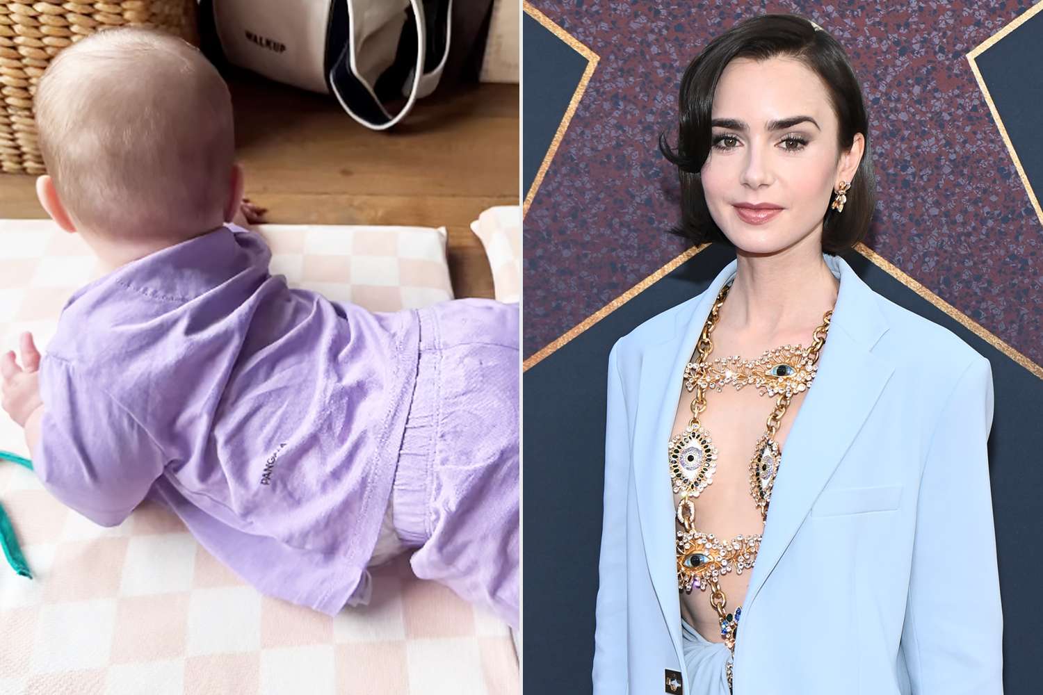 Lily Collins Shares Adorable New Photos of Her 'Little Lilac Lady ...