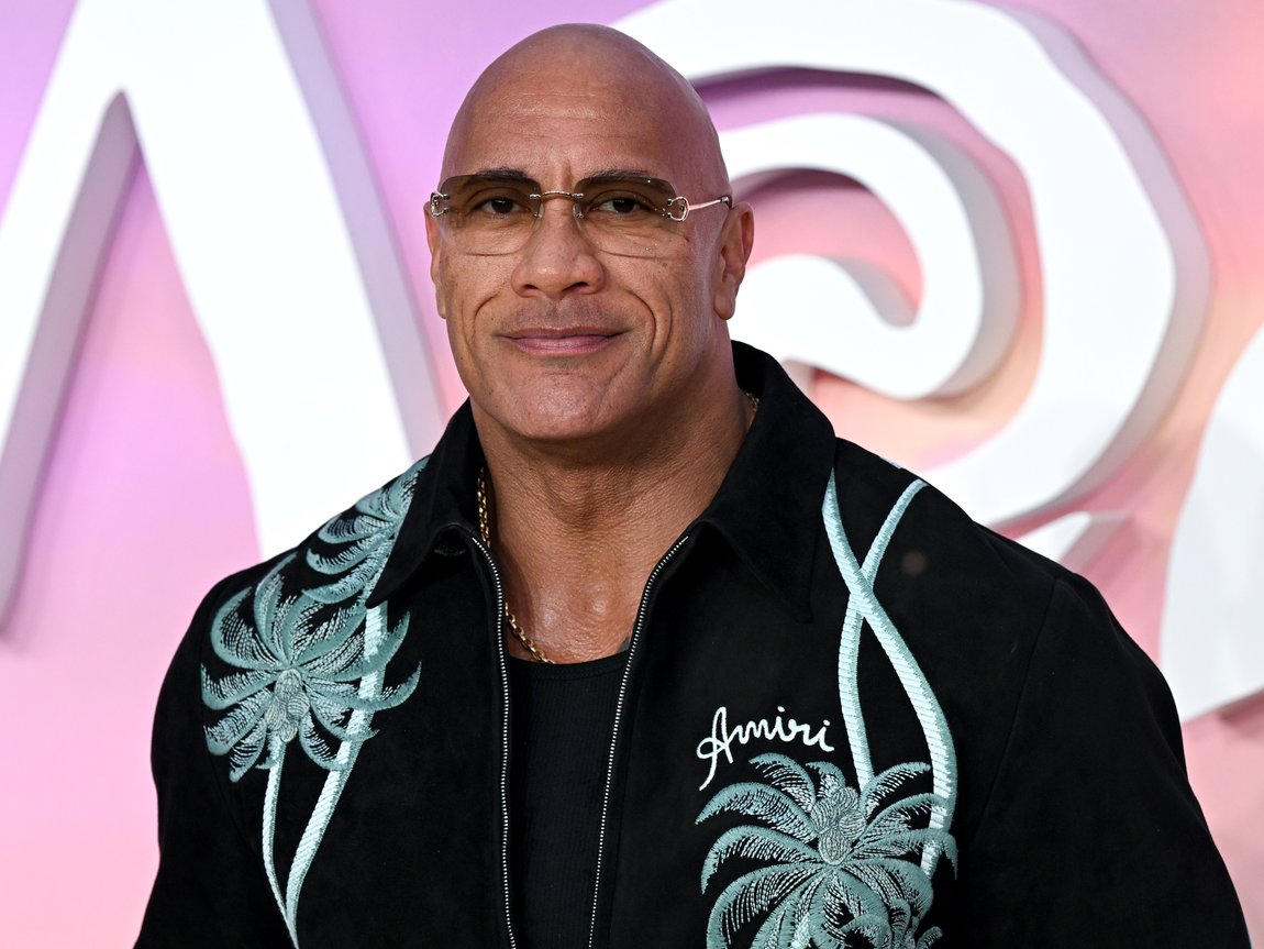 Dwayne Johnson: His Daughters Give Him a Pink Makeover