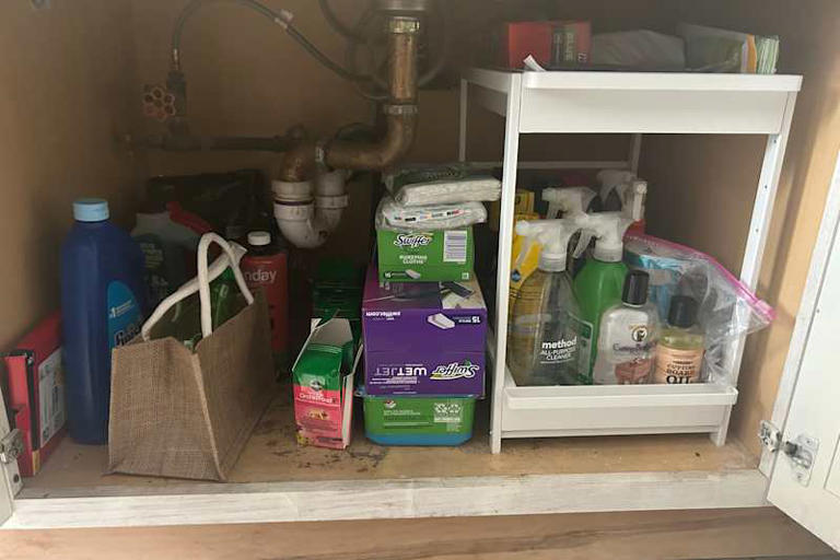 I Used This Brilliant Organizer to Fix My Messy Under-Sink Storage, and ...