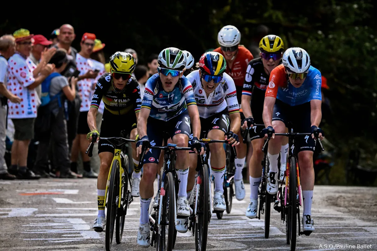 LIVE etappe 8 Tour de France Femmes 2025 | Muzic (FDJ-Suez) rijdt ...