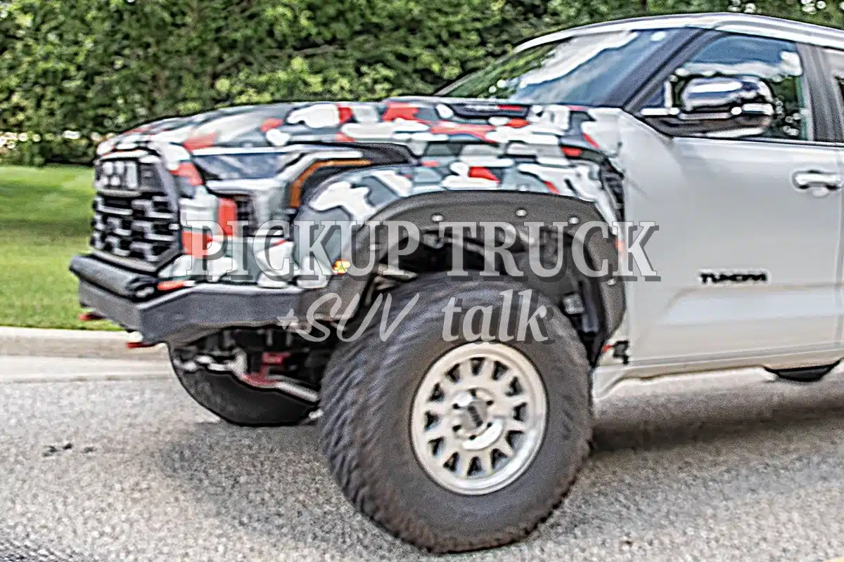 What is this? 2027 Toyota Tundra Raptor fighter spied