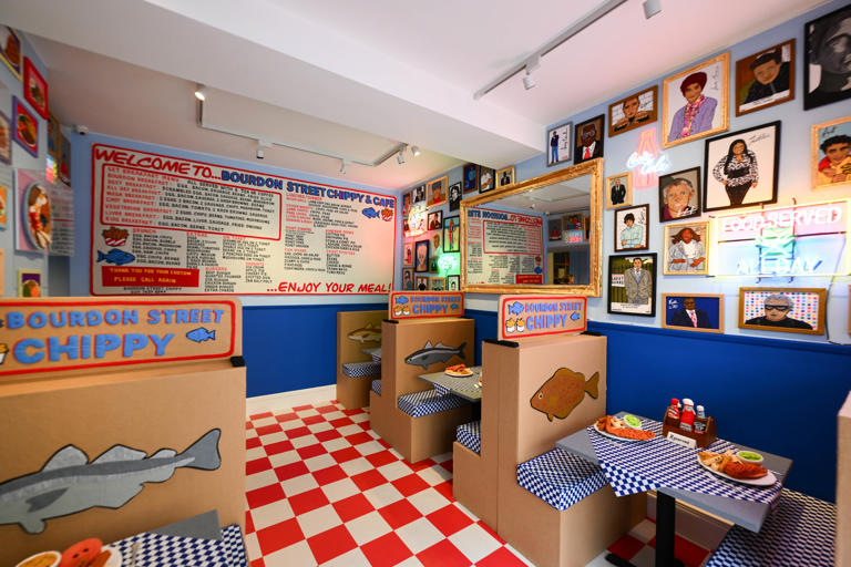 Artist to serve up fish and chips at takeaway shop made entirely from felt