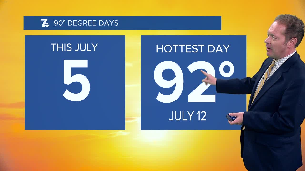 7 Weather Noon update, Wednesday, July 30, 2025