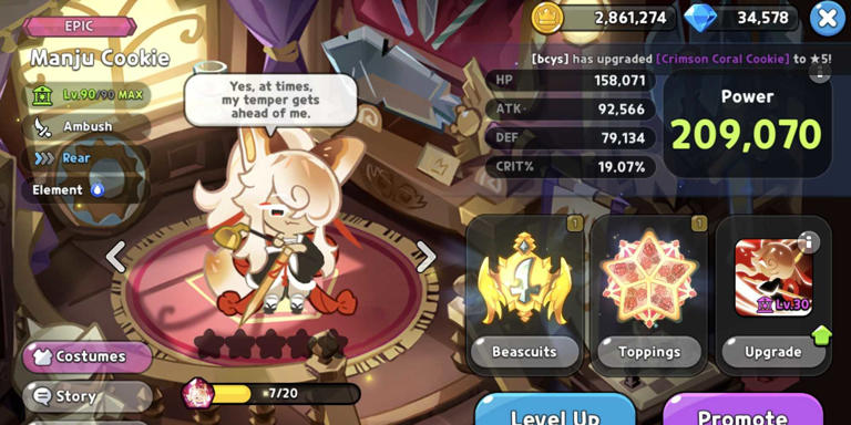 Cookie Run: Kingdom - Best Toppings And Beascuits For Manju Cookie