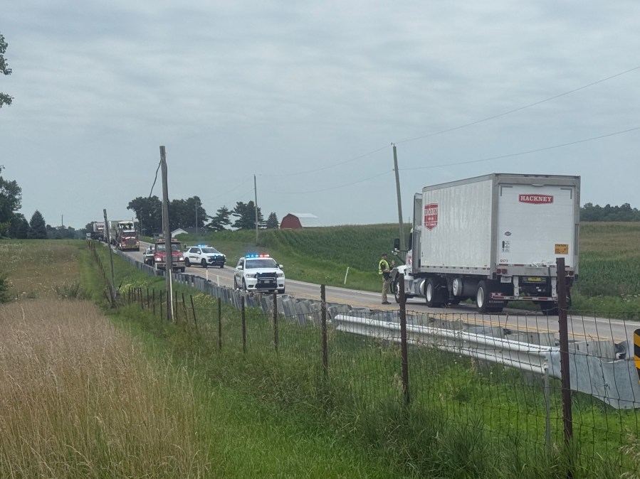 Driver in life-threatening condition after crash with semi near Ohio ...