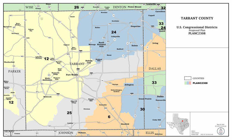 First Texas congressional redistricting map has been released. Here it is.