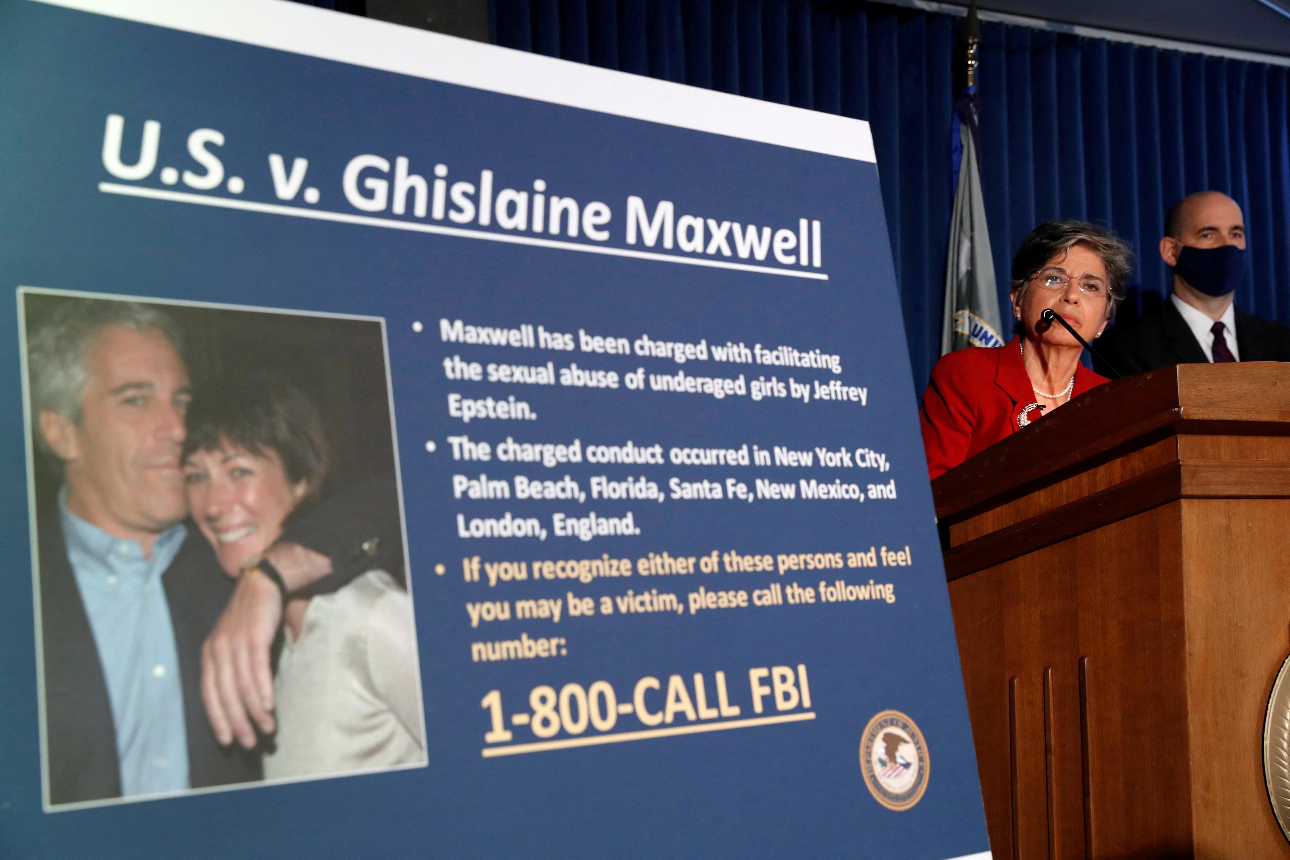 Ghislaine Maxwell moved to Texas federal prison, Camp Bryan, Bureau of ...