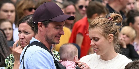 Princess Beatrice Steps Out With Her Three Adorable Kids for the First Time