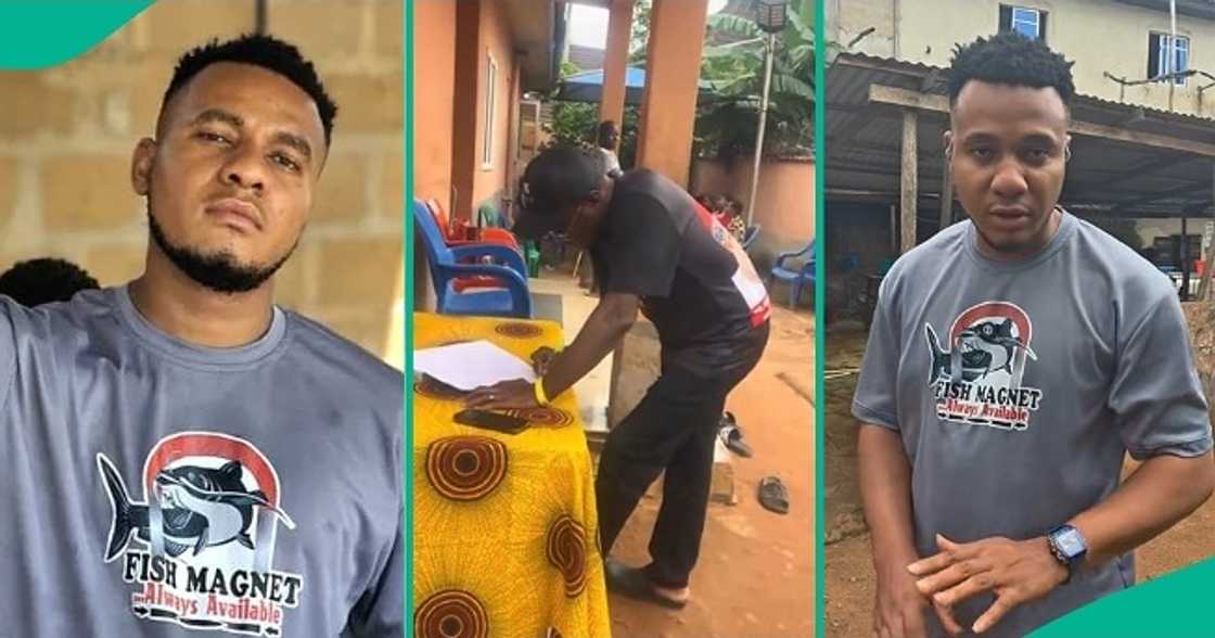 Watch heartbreaking video as family and friends mourn demise of fish magnet