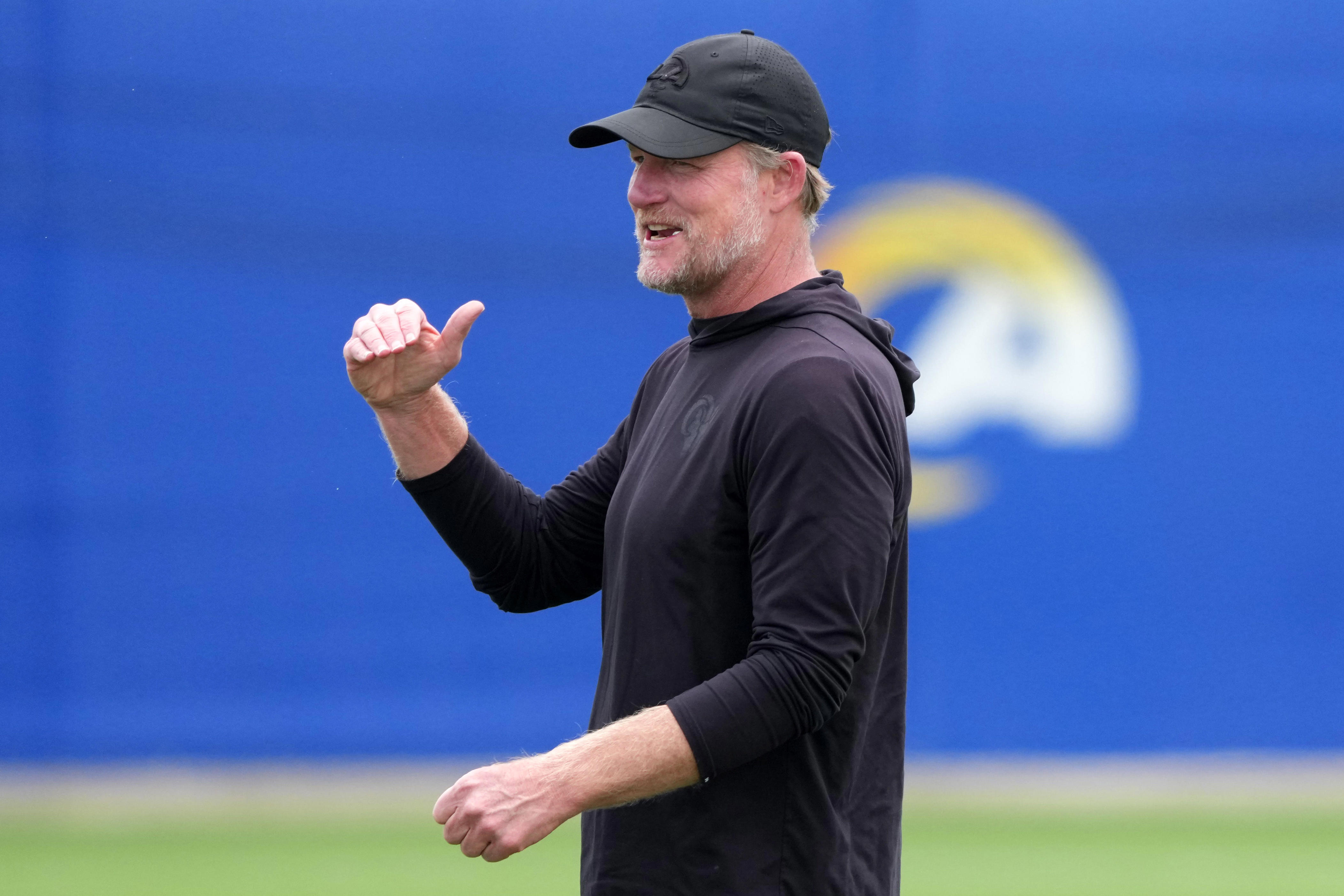 Rams GM Les Snead had 3 words to say about rooting against Falcons for ...