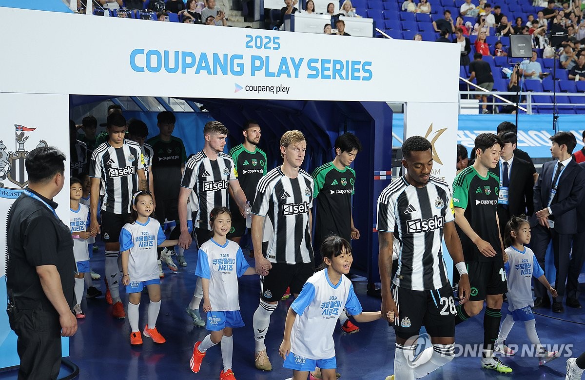 Newcastle Utd., Team K League entertain football fans in S. Korea on ...