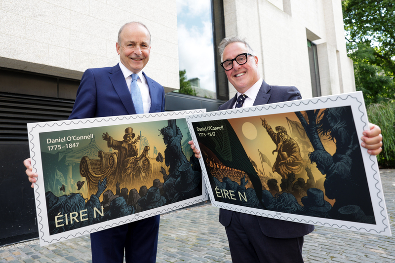 Stamps of Daniel O'Connell have been unveiled to celebrate his 250th ...