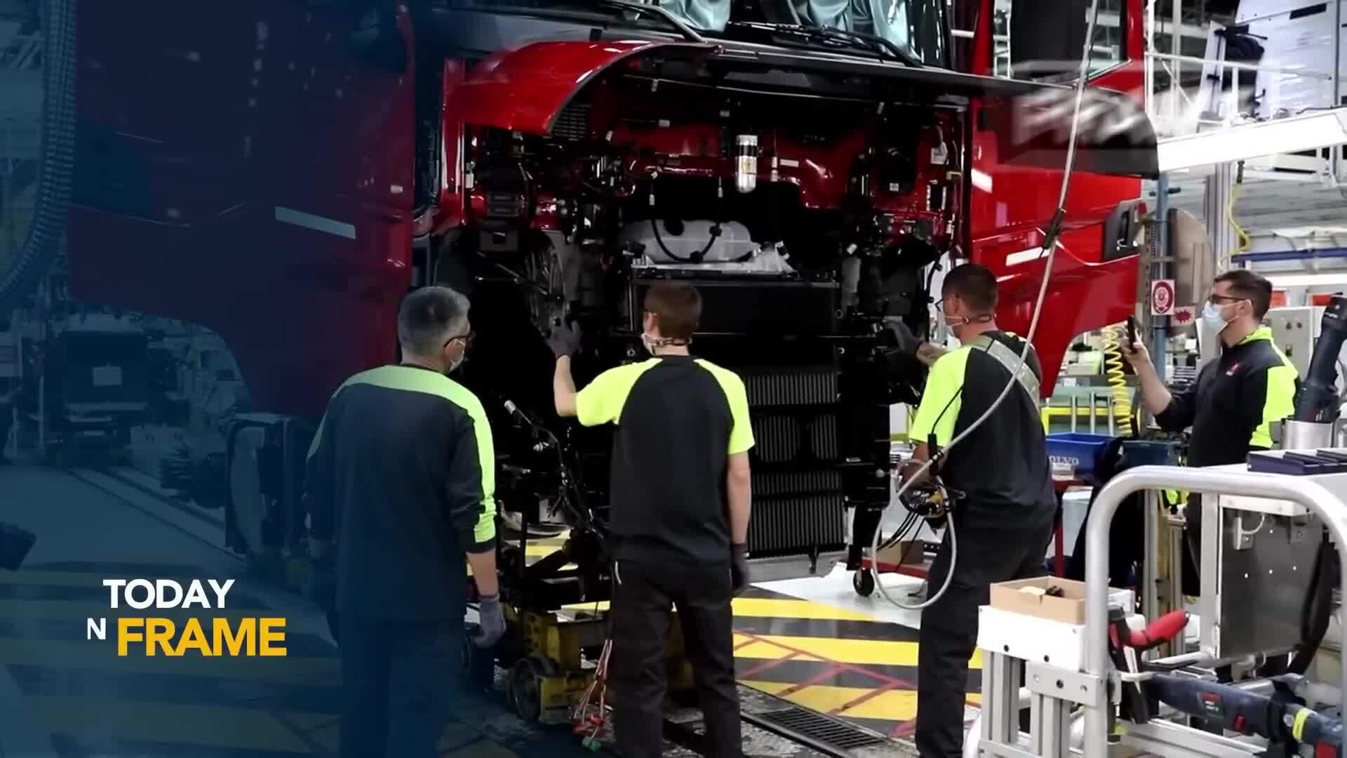 Inside Mega Factory Producing Massive European Trucks - Production Line