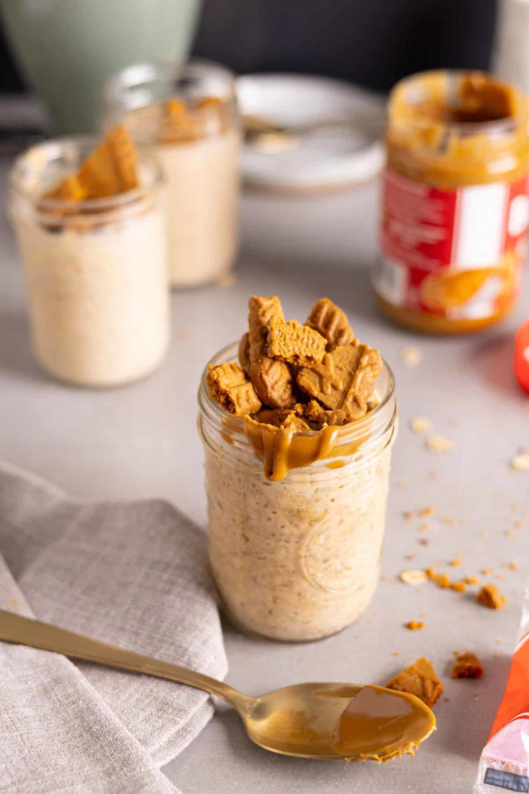 Biscoff Overnight Oats