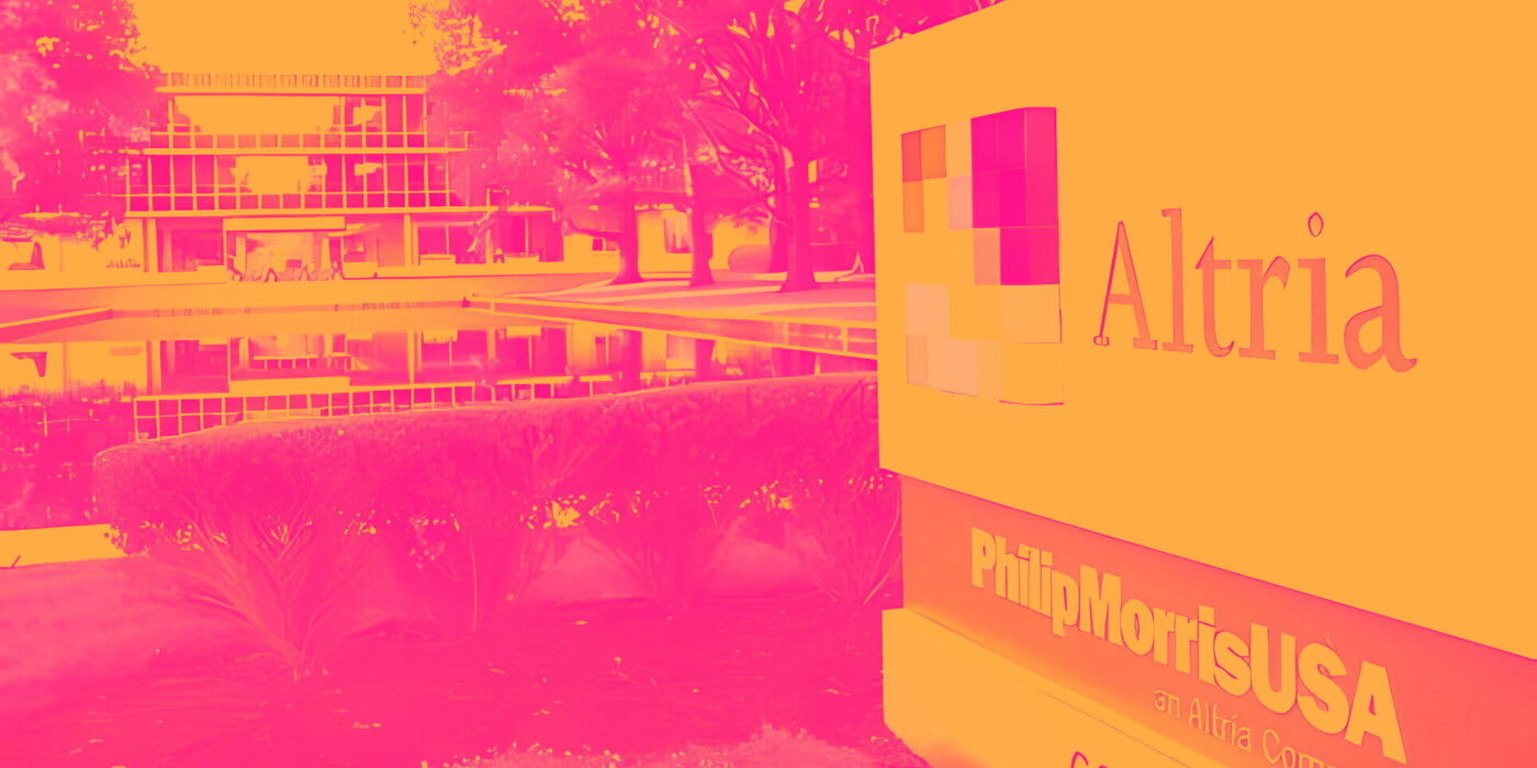 Altria (NYSE:MO) Surprises With Q2 Sales