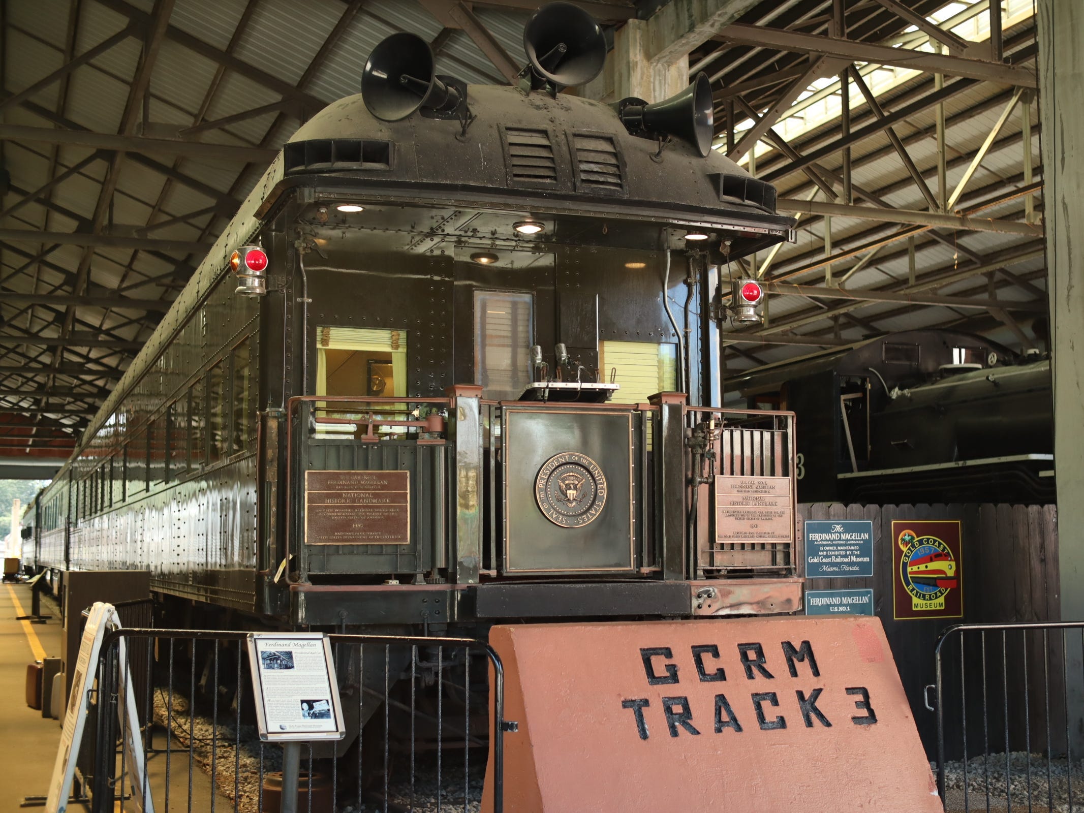 Before Air Force One, US presidents traveled aboard a luxury train car ...