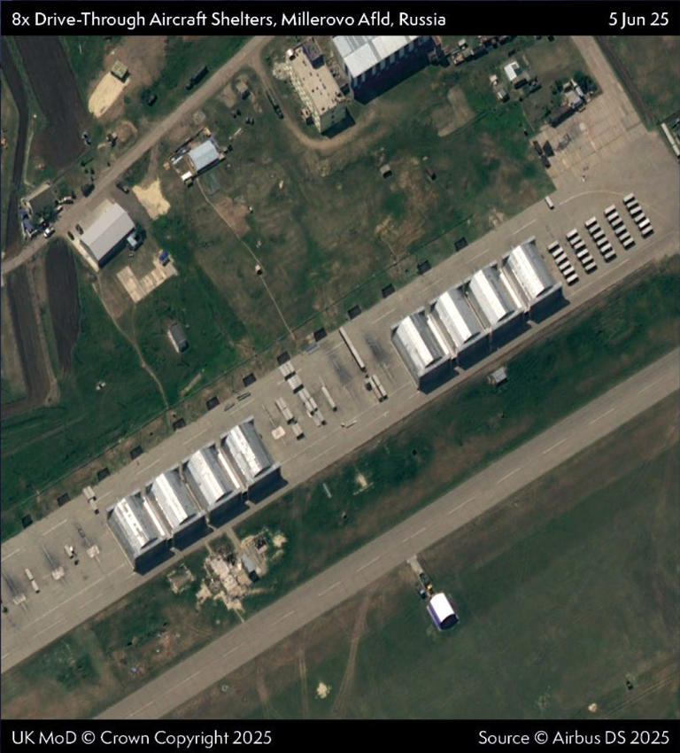 Satellite images show Russia built shelters for vulnerable aircraft ...