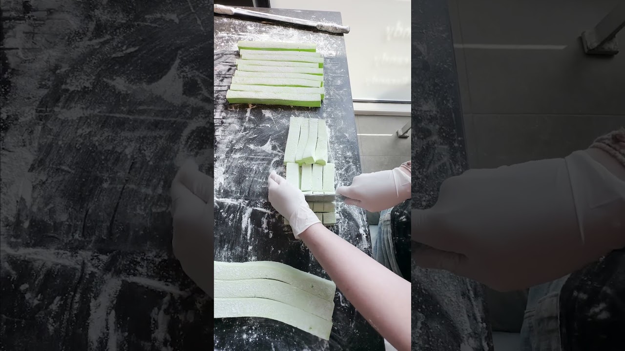 How We Made Sour Apple Marshmallows