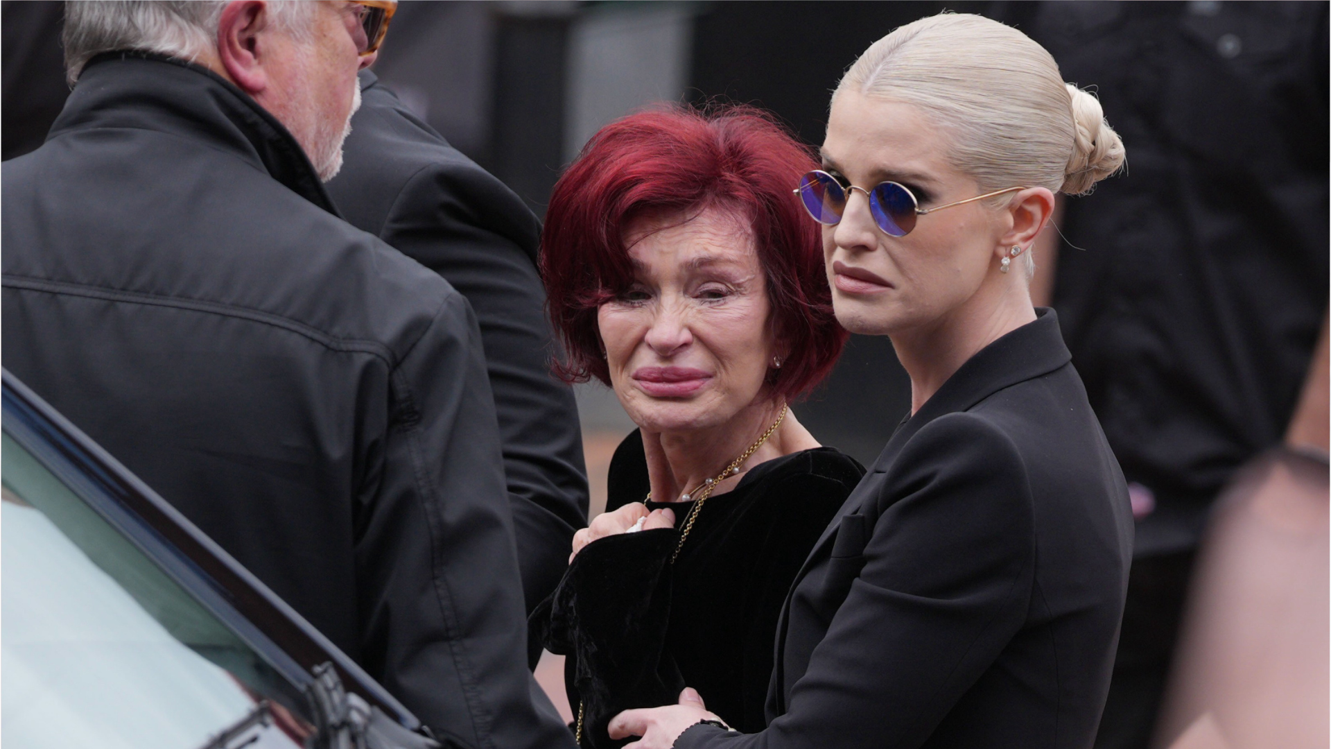 Ozzy Osbourne's family overcome with emotion as they visit tributes ...