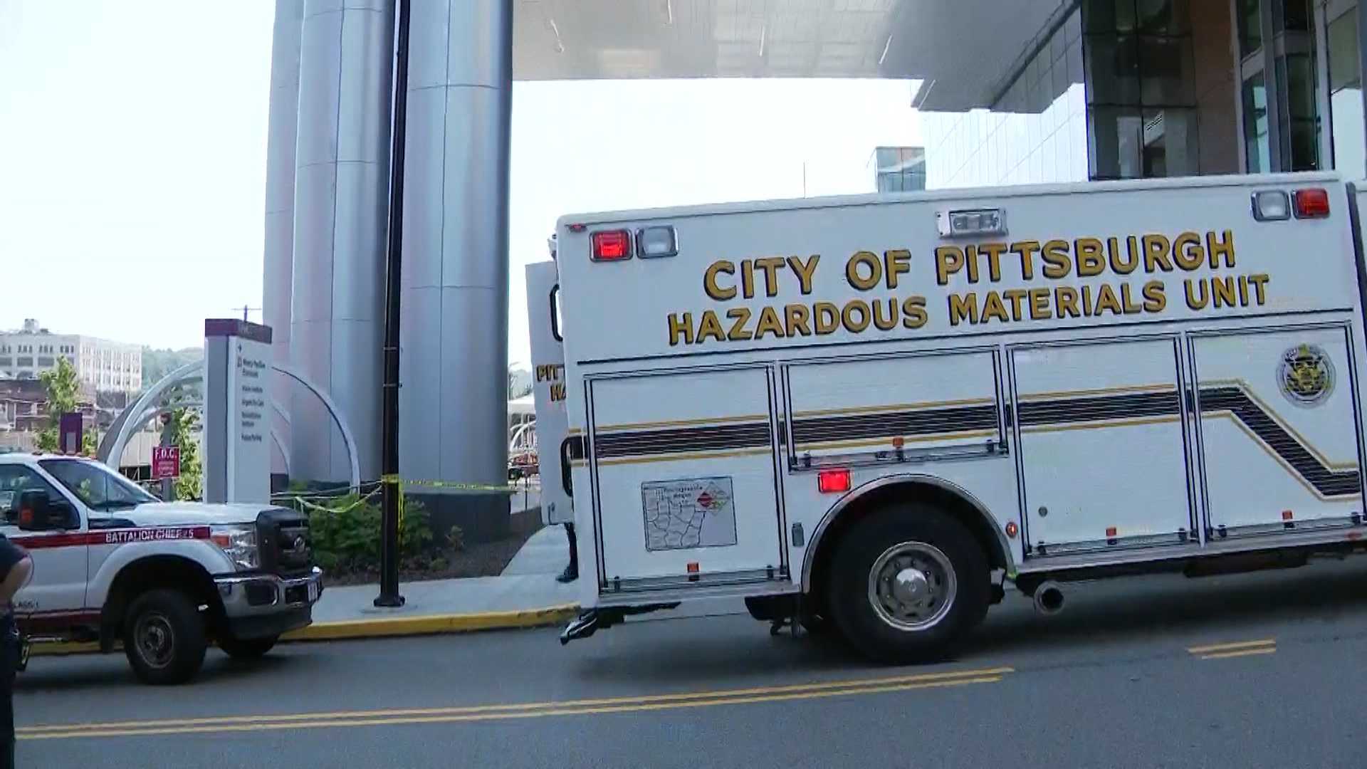 Pittsburgh hazmat responds to UPMC Mercy Pavilion; 'suspicious ...