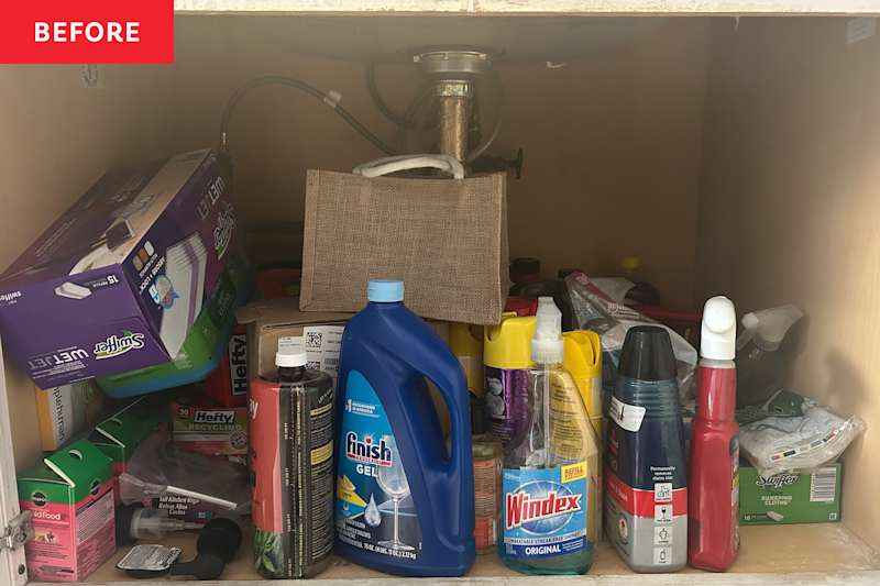 I Used This Brilliant Organizer to Fix My Messy Under-Sink Storage, and ...