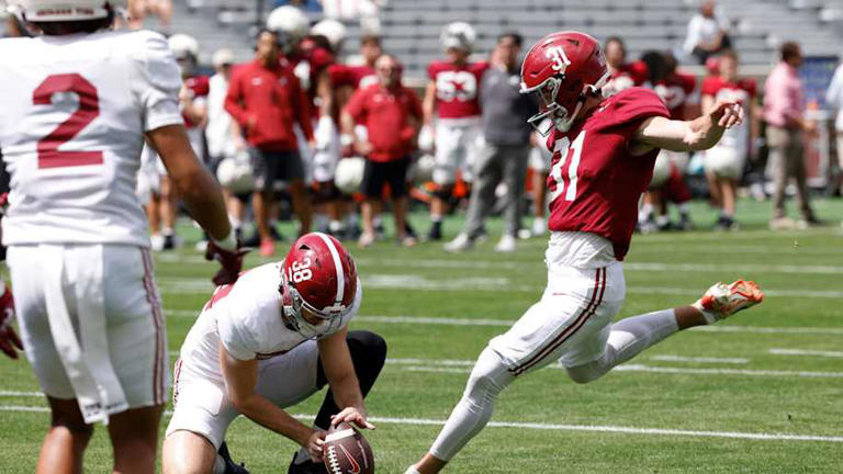 Alabama Kicker Conor Talty Showing Consistency Early in Fall Camp