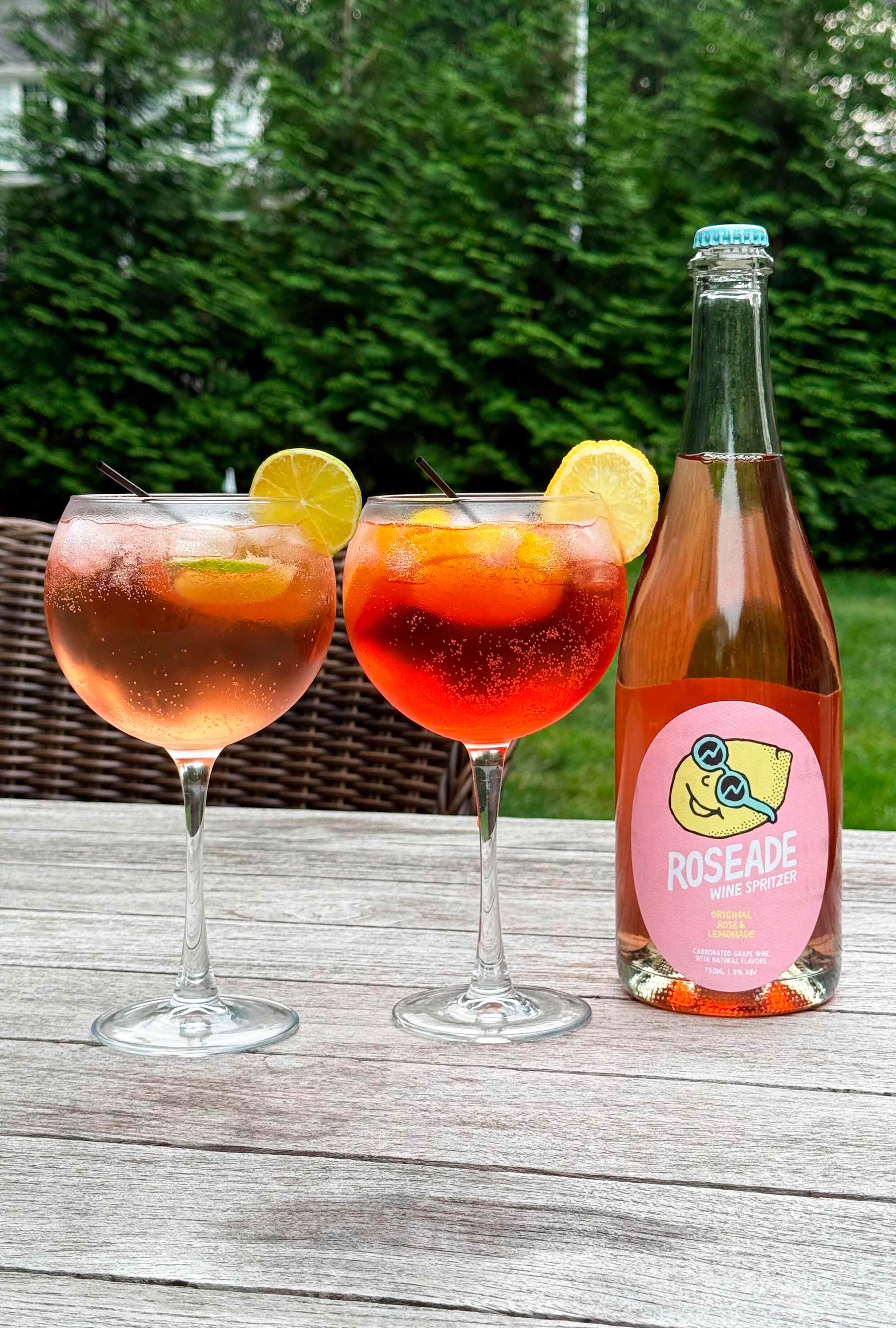 I made the easiest spritz with canned rosé and lemonade—it's perfect ...