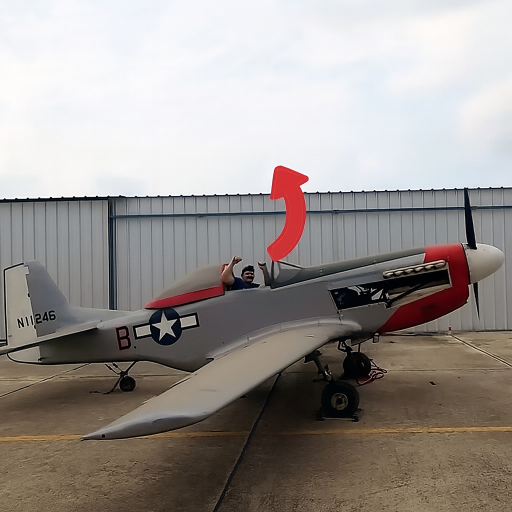 Homemade P-51 Mustang Roars Back to Life