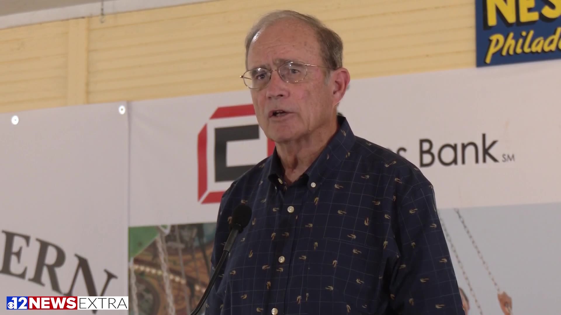 Lt. Governor Delbert Hosemann speaks at 2025 Neshoba County Fair